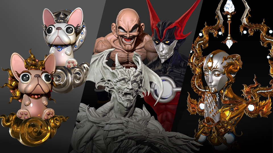 3D Model, 3D Character สำหรับ 3D print