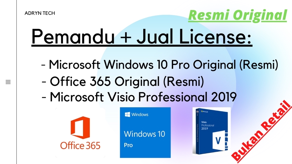 Pemandu Jual Lisensi Microsoft Windows 11, 10, Office 365, Microsoft ...
