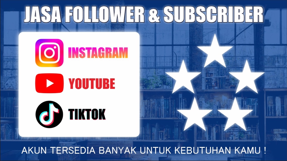 Jasa Follower & Subscriber [ Instagram / Tiktok / Youtube ]