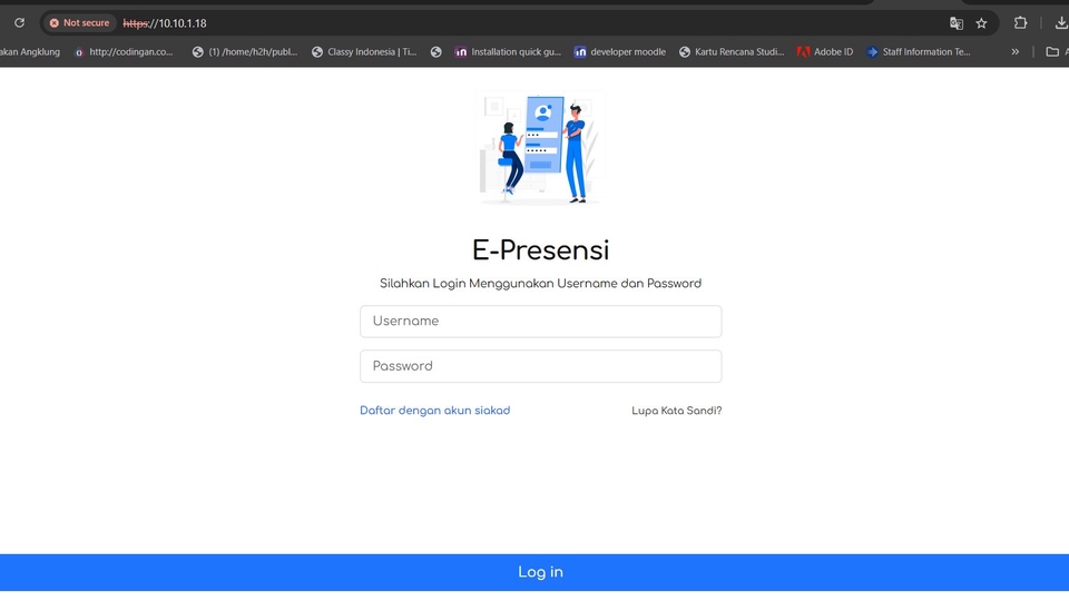 Aplikasi Epresensi Berdasarkan geo location dengan laravel