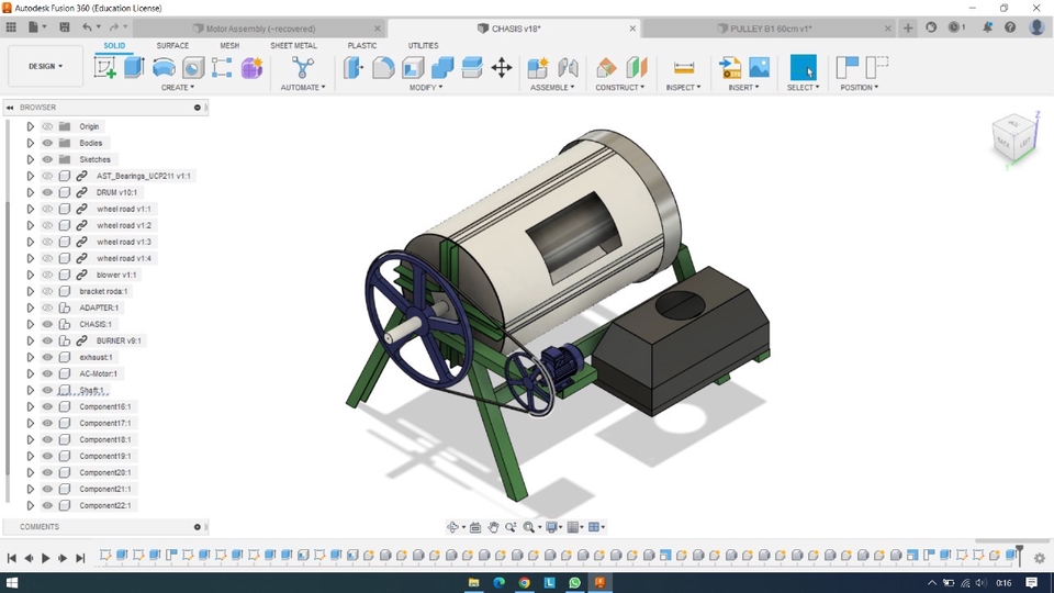 Desain 3D Alat Teknik
