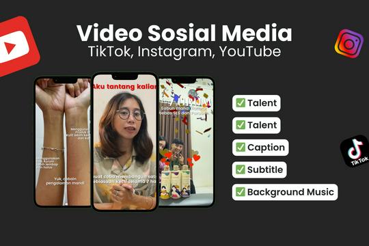 Membuat Konten Video Menarik untuk Sosial Media TikTok, IG Reels, YouTube