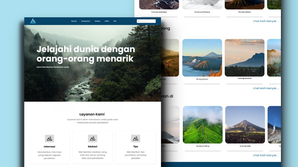 UI/UX & Web Design | Clean, Elegan dan Modern Design