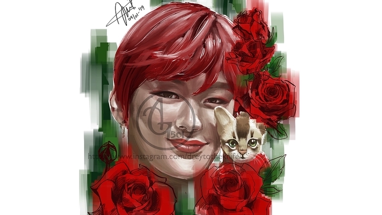 Lukisan Portrait Digital