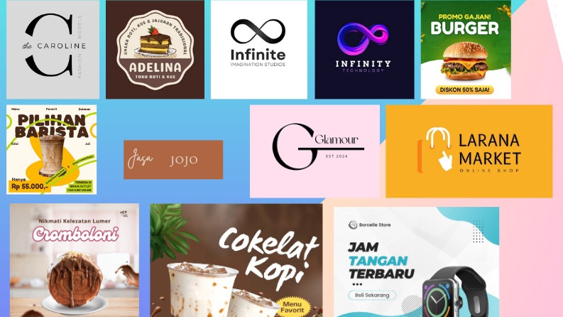 DESAIN LOGO MODERN & DESAIN PRODUK