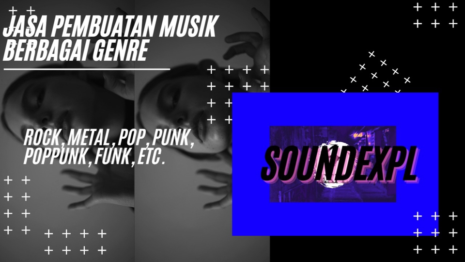 Saya menerima pembuatan musik berbagai genre fullband (Rock, metal, pop ...