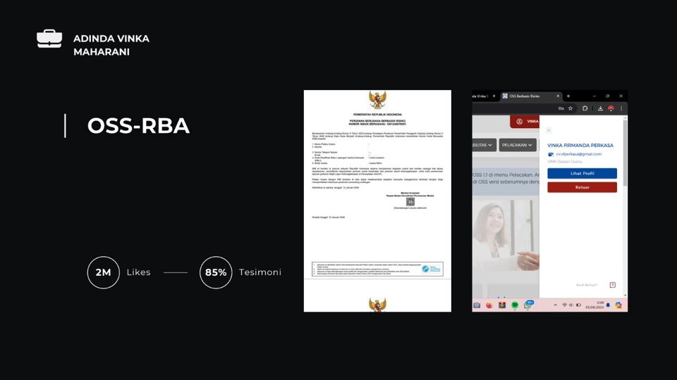 Legal Compliance (OSS RBA, LKPM, Merek, NIB, dll)