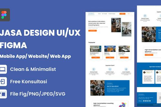 Jasa UI/UX Design Professional dengan Figma
