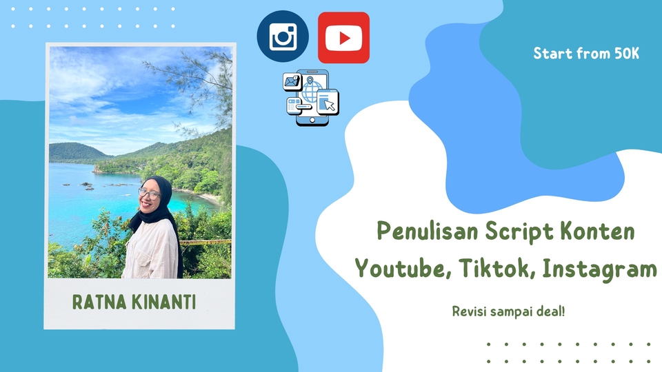 Penulisan Script Konten Youtube, Tiktok, Instagram dan Sosial Media