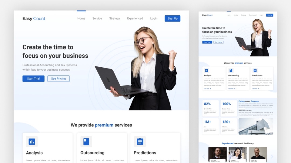 Desain Website Elegan (Termasuk Domain dan Hosting)