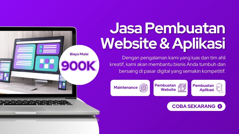 Jasa Pembuatan Website & Aplikasi Custom – Absensi, UMKM, Company Profile, Manajemen Stok, MLM