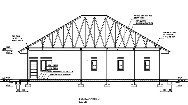 AUTOCAD - Desain rumah tinggal, perumahan, kantor, villa, ruko ...