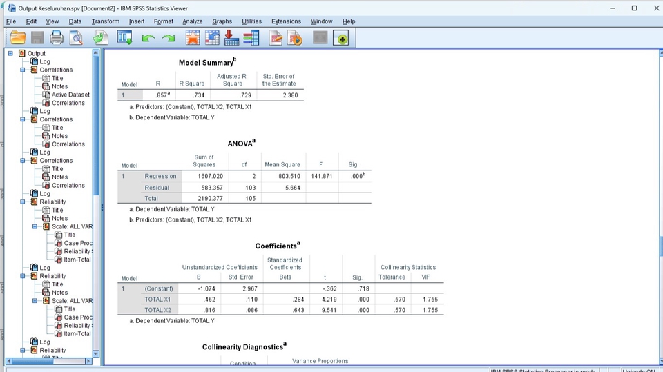 Analisis Kuantitatif Ms Excel, SPSS, Eviews, JASP