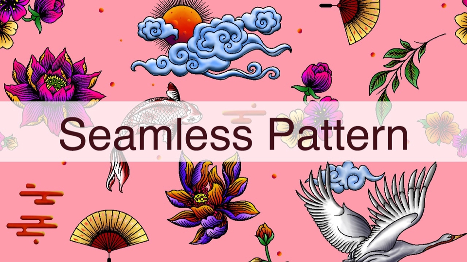 Desain pattern textile, Batik, untuk mesin FLAT/Rotary dan Digital Printing