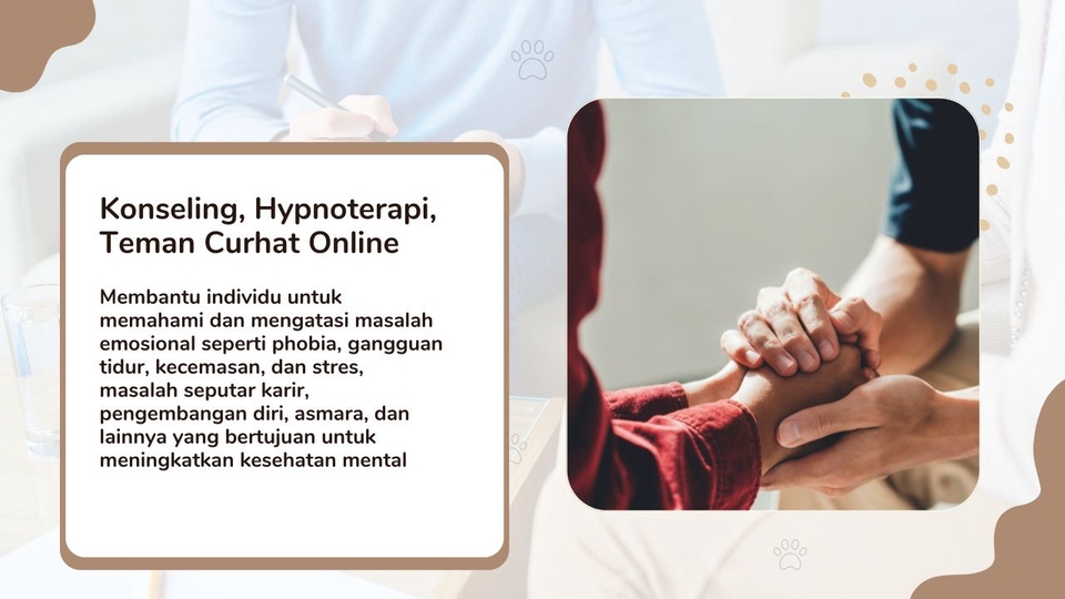 Konseling, Hypnoterapi, Pengembangan diri, karir, & Curhat Online