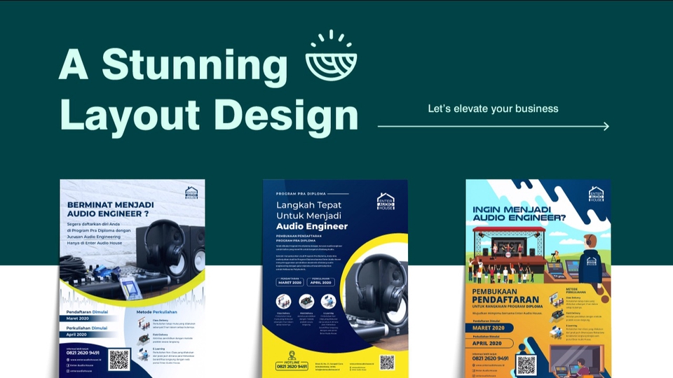 I will design stunning layout for your flyer, magazine, or book
