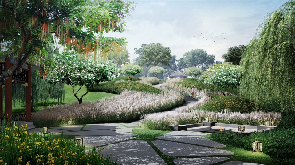 3D Perspective Exterior - Landscape