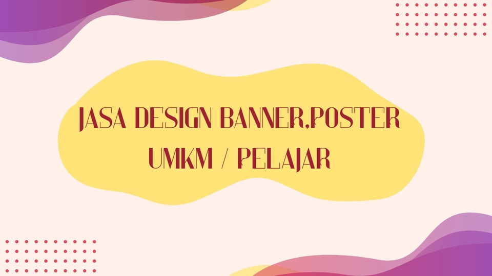 DESIGN POSTER,BANNER UMKM