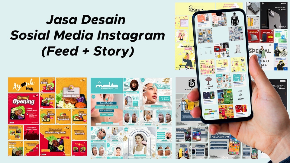 Jasa Desain Instagram (Feed + Story)