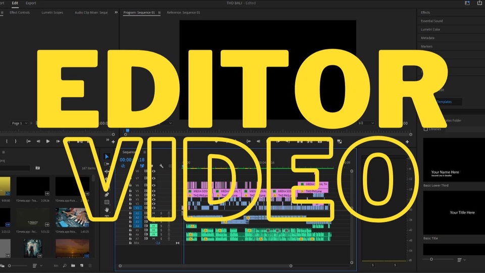 MEMBUAT VIDEO EDITOR PROFESIONAL | CEPAT DAN BERKUALITAS