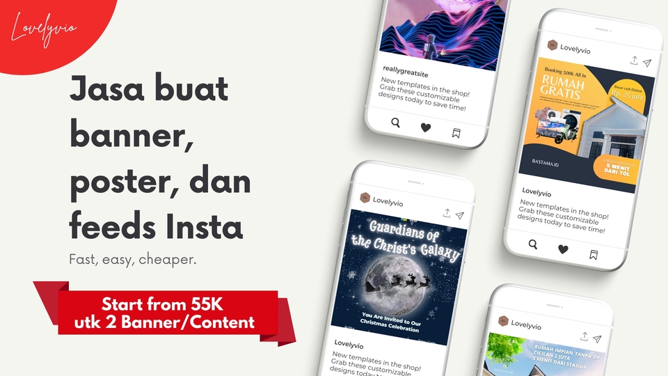 JASA BUAT BANNER/POSTER/ FEEDS ATAU CAROUSEL IG MULAI DARI 55RB UNTUK 2 ...