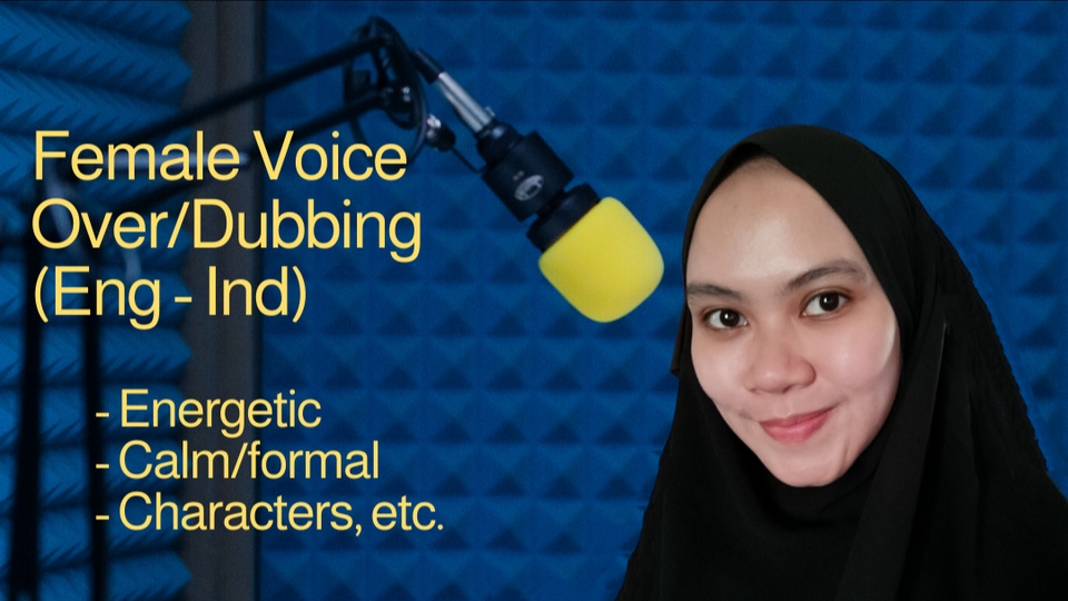Female Voice Over/Dubbing (Indonesia/English) Siap 24 Jam!