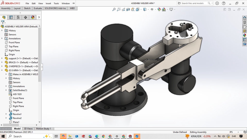 Jasa 3D Modelling CAD Produk & Furniture dengan SolidWorks