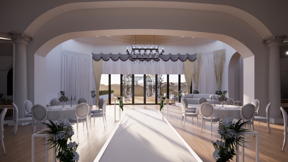 3D Modeling Event Organizer & Wedding