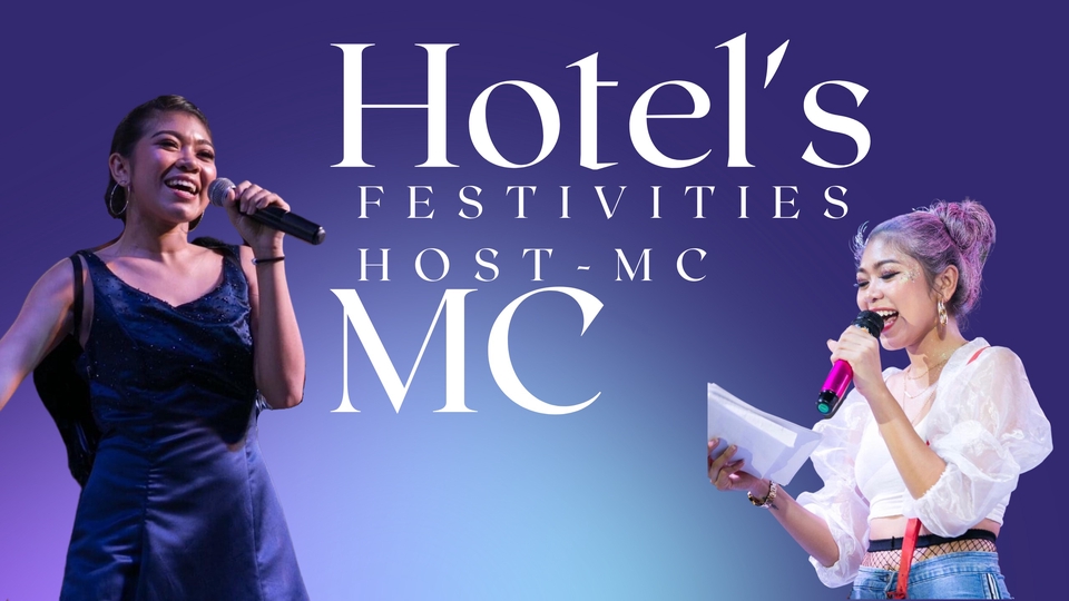 พิธีกรรันงานสำหรับงานเทศกาลของโรงแรมหรือบริษัท (MC - Event Host for ...