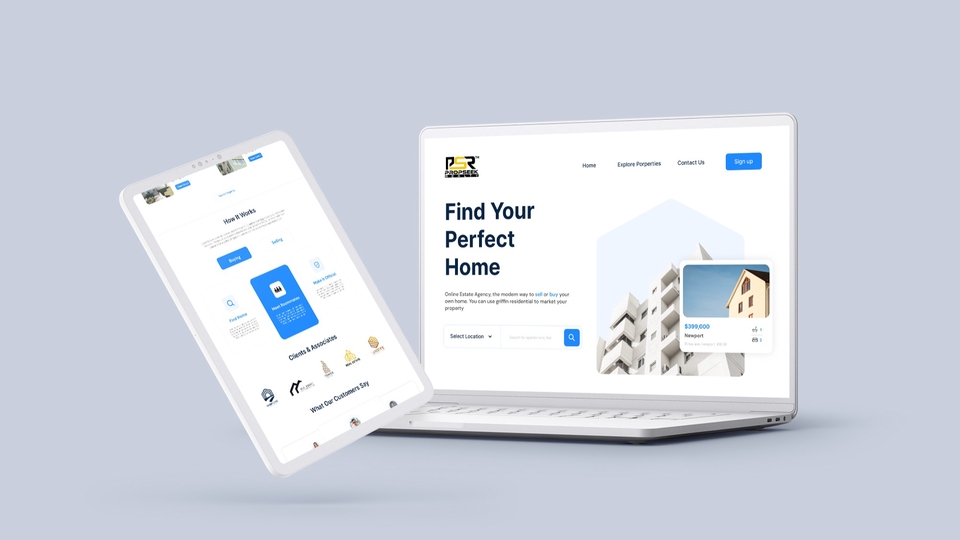 UI Design Mobile/Web/Landing Page