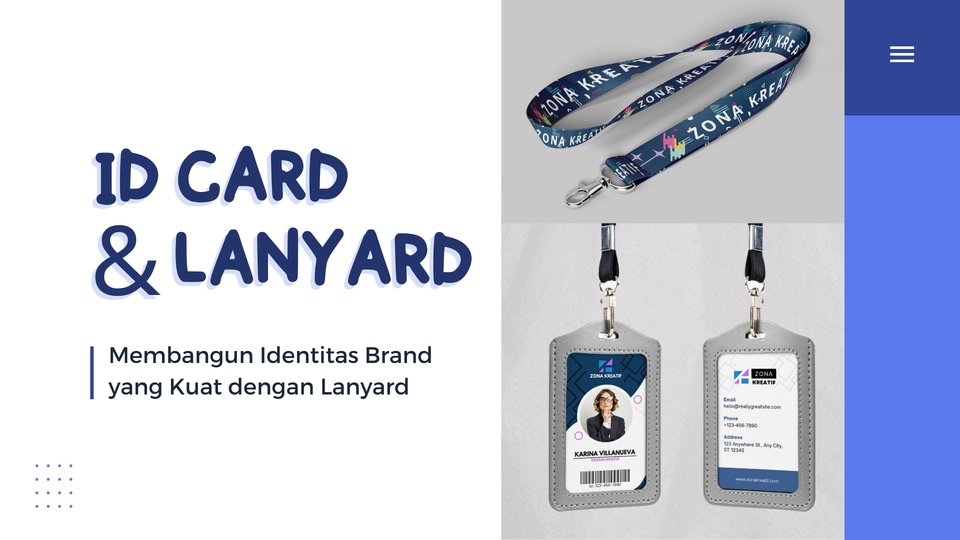 Desain ID Card & Lanyard