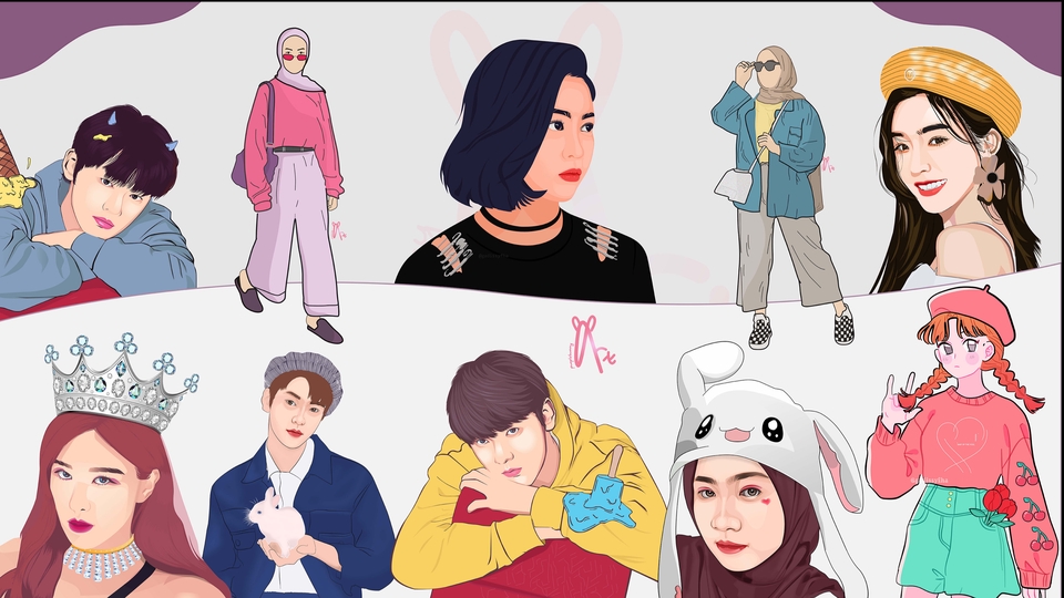 DESAIN FOTO VECTOR ART MENARIK