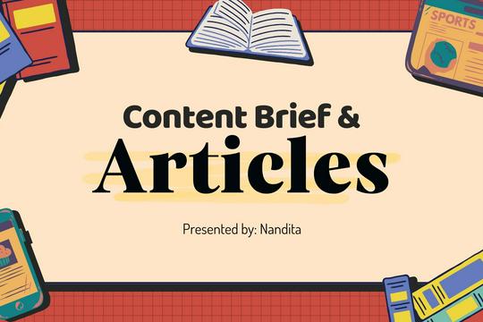 Pembuatan Content Brief Terinci dan Penulisan Artikel dengan Bidang Apapun