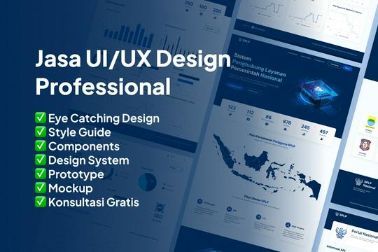 UI/UX Design Professional - Style Guide, Components, Design System, Prototype, Mockup