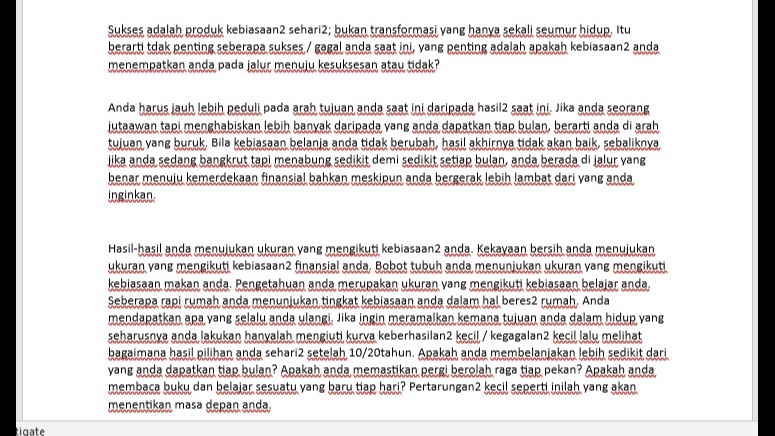 Proofreading Artikel atau Karya Tulis Bahasa Indonesia