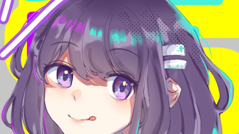 Coloured Anime Illustration