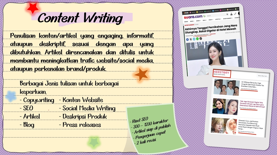 Professional Content Writer - Jasa Penulisan Artikel Untuk Segala Kebutuhan
