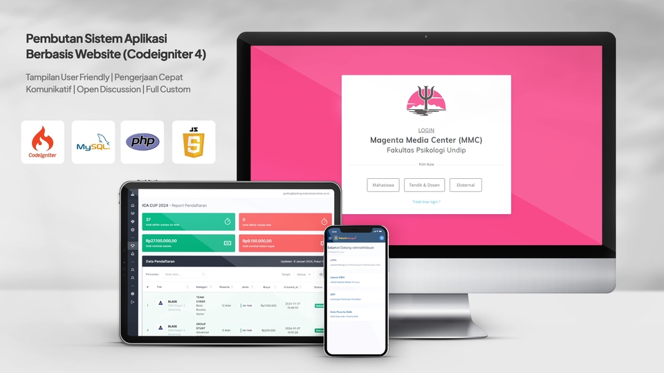 Pembuatan Sistem Aplikasi Berbasis Website (Codeigniter 4)