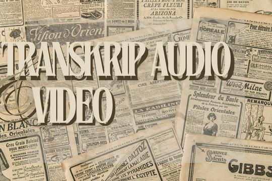 TRANSKRIP VIDEO DAN AUDIO
