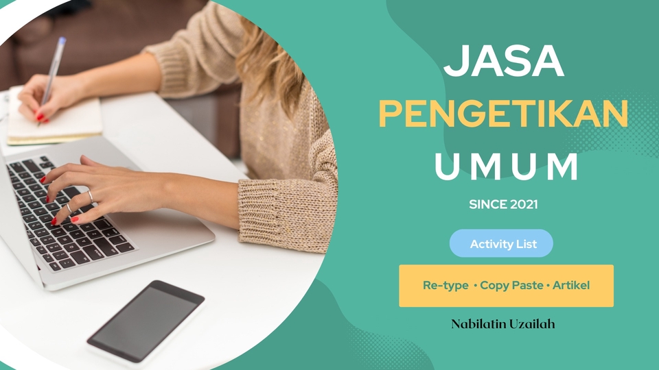 JASA PENGETIKAN UMUM, RE-TYPING BAHASA INDONESIA DAN BAHASA INGGRIS