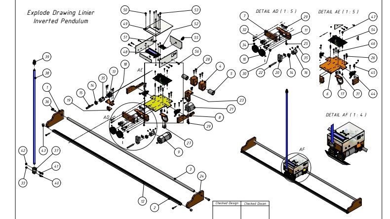 CAD Drawing atau Gambar Kerja Desain 3D | Autodesk Inventor, Fusion 360
