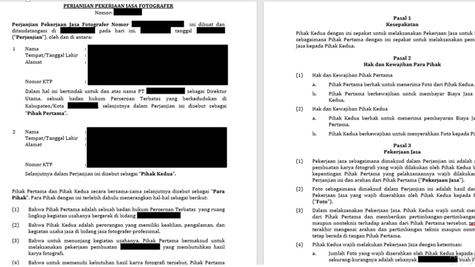 PEMBUATAN SURAT KUASA dan SURAT PERJANJIAN (LEGAL DRAFTING)