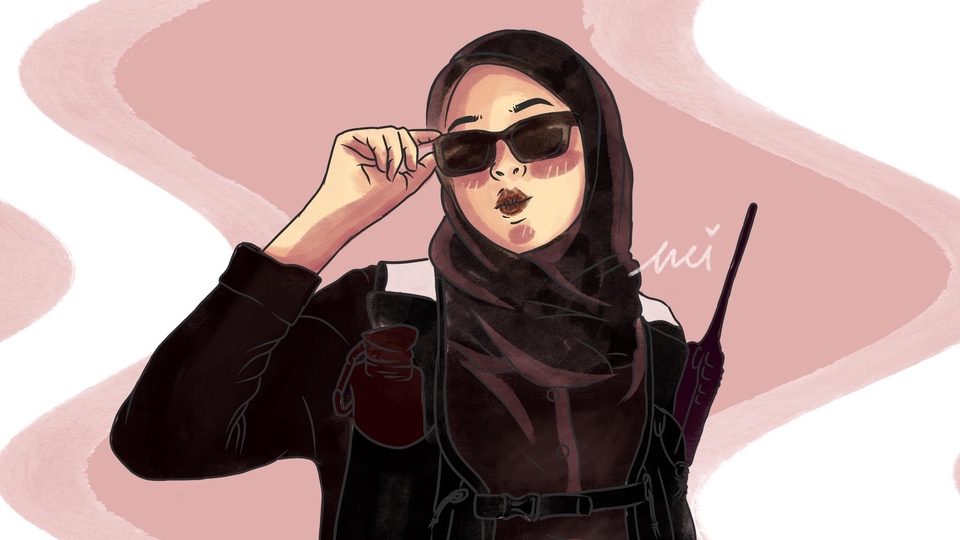 Gambar, Ilustrasi, Tracing Character