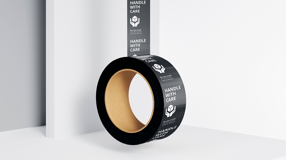 Design lakban kemasan custom, design lakban, plaster