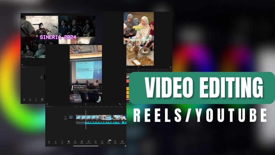 Video Editing untuk Reels/Youtube