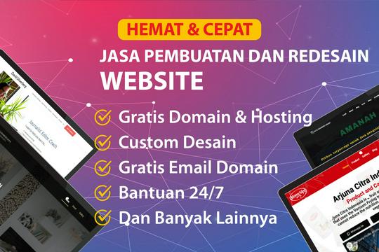 Bikin Website Wordpress | Desain Custom dan Eksklusif | Unlimited Revisi