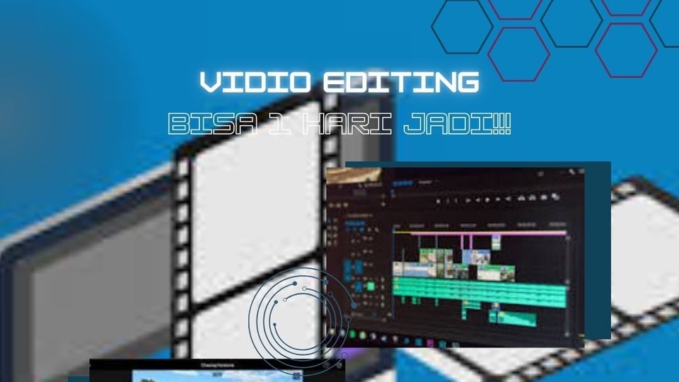 vidio editing konten (reels,tiktok, wedding,gaming,profile company,dll) BISA SEHARI JADI