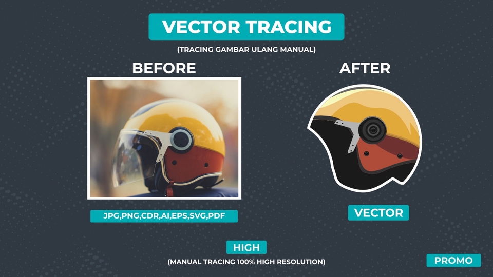 VECTOR TRACING/GAMBAR ULANG MANUAL