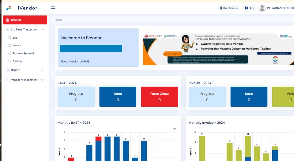 Registrasi di Akun I Vendor dan Smartgep PT. Pertamina