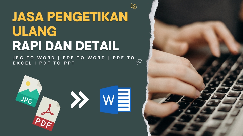 Jasa Pengetikan Ulang dan Pengeditan DOC Word, Convert Dokumen PDF ...